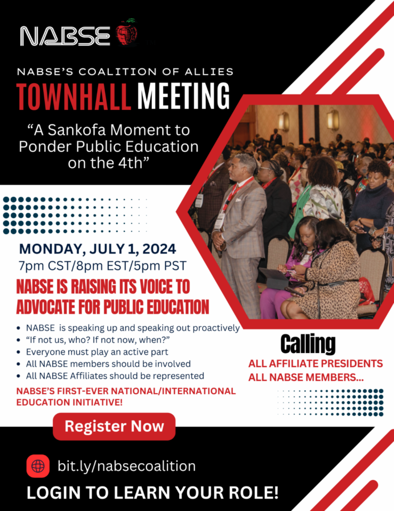 NABSE Coalition of Allies Townhall Meeting | National Alliance of Black ...