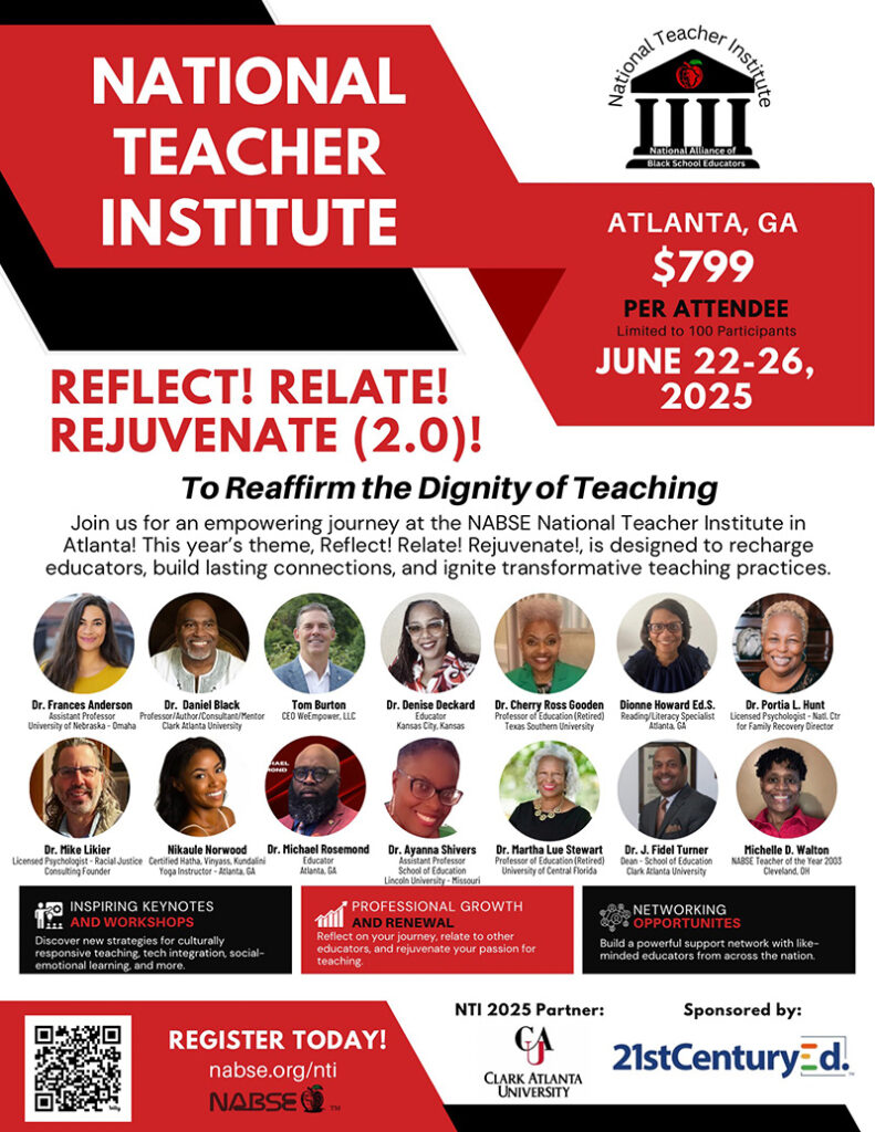 National Teacher Institute | National Alliance of Black School ...